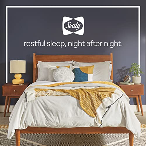 Sealy Essentials 12" Hybrid Bed in a Box, King, White