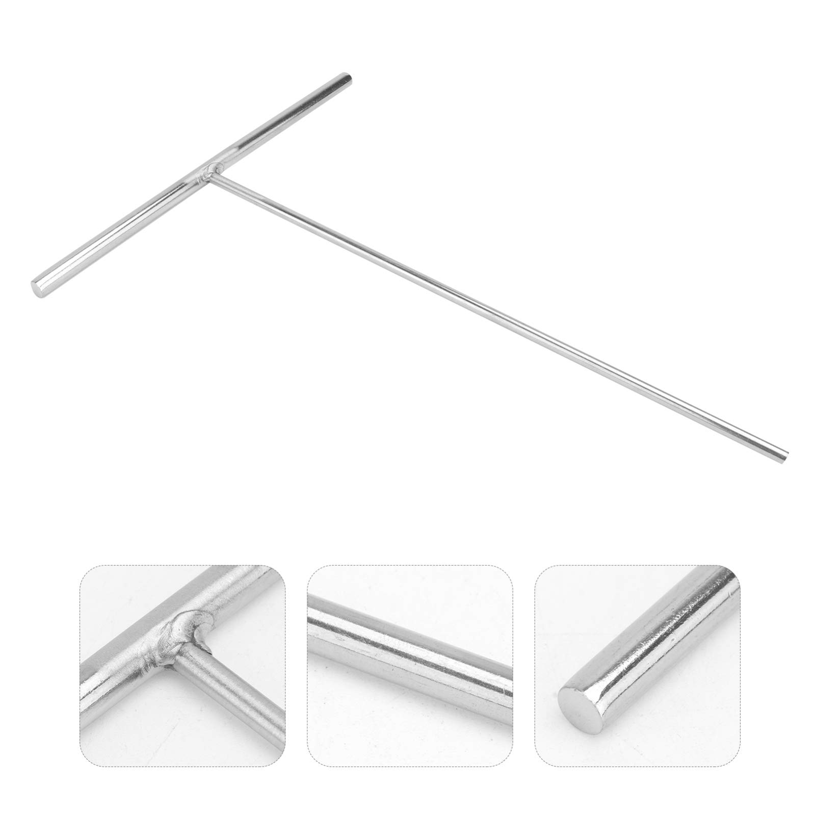 DOITOOL Crepe Pan Nonstick Stainless Steel Crepe Spreader T Shape Pancake Crepe Maker Batter Scraper Tool Dough Distributor Rake Baking Spatulas Sticks Kitchen Tools L Batter Spreader