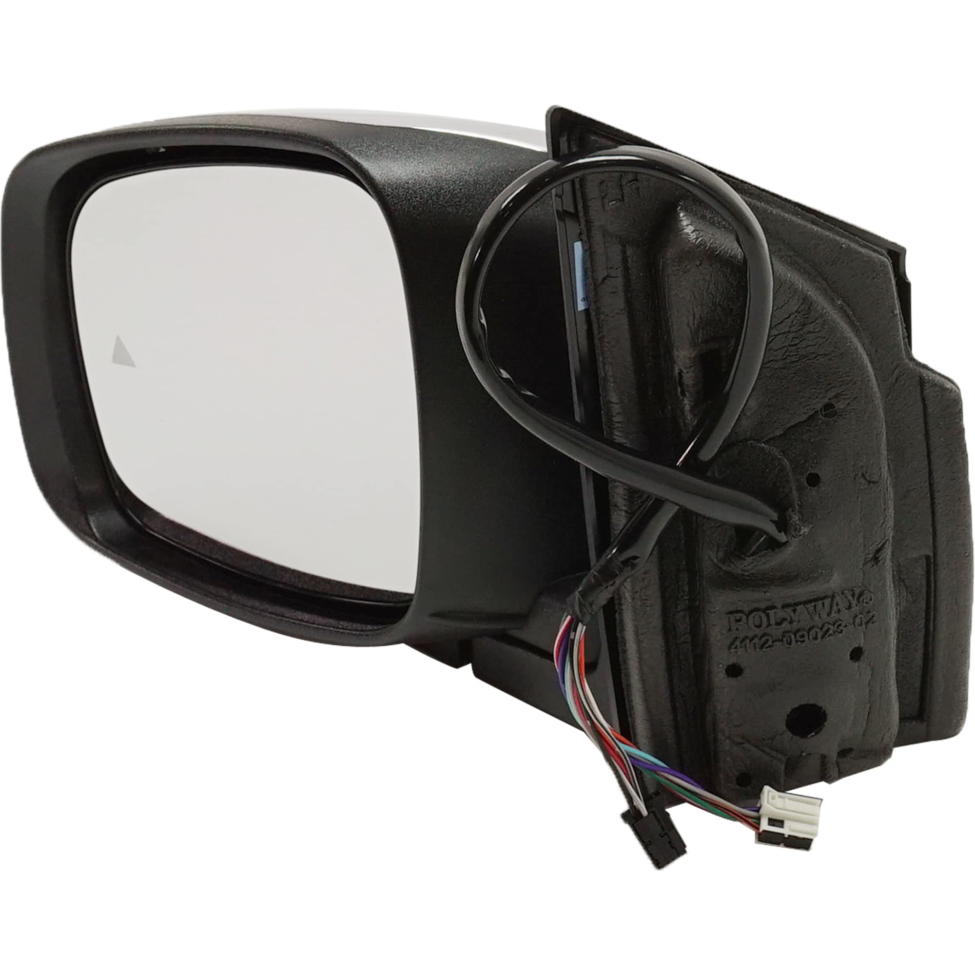 Kool Vue Driver & Passenger Side Power Heated Mirrors for Dodge Grand Caravan Chrysler Town & Country 2009-2016 With Signal Light & Blind Spot Monitor Chrome