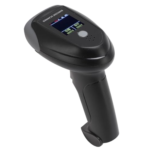 Bar Code Scanners, Handheld Scanner QR Code Scanner Barcode Scanner Wired USB 2.4G Handheld 1D 2D QR Barcode Scanner for Store Supermarket Warehouse