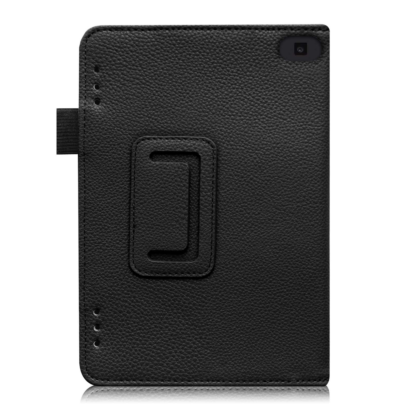 Fintie Folio Case for Fire HD 7 Tablet (4th Generation, 2014 Release) - Slim Fit Leather Standing Protective Cover with Auto Sleep/Wake, Black