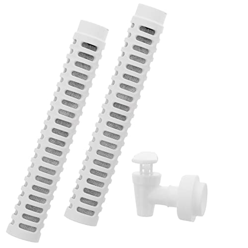 Arrow Home Products Cleara H2O Water Filtration System Replacement Includes 2-Filters and 1-Spigot, 2 Count (Pack of 1), White