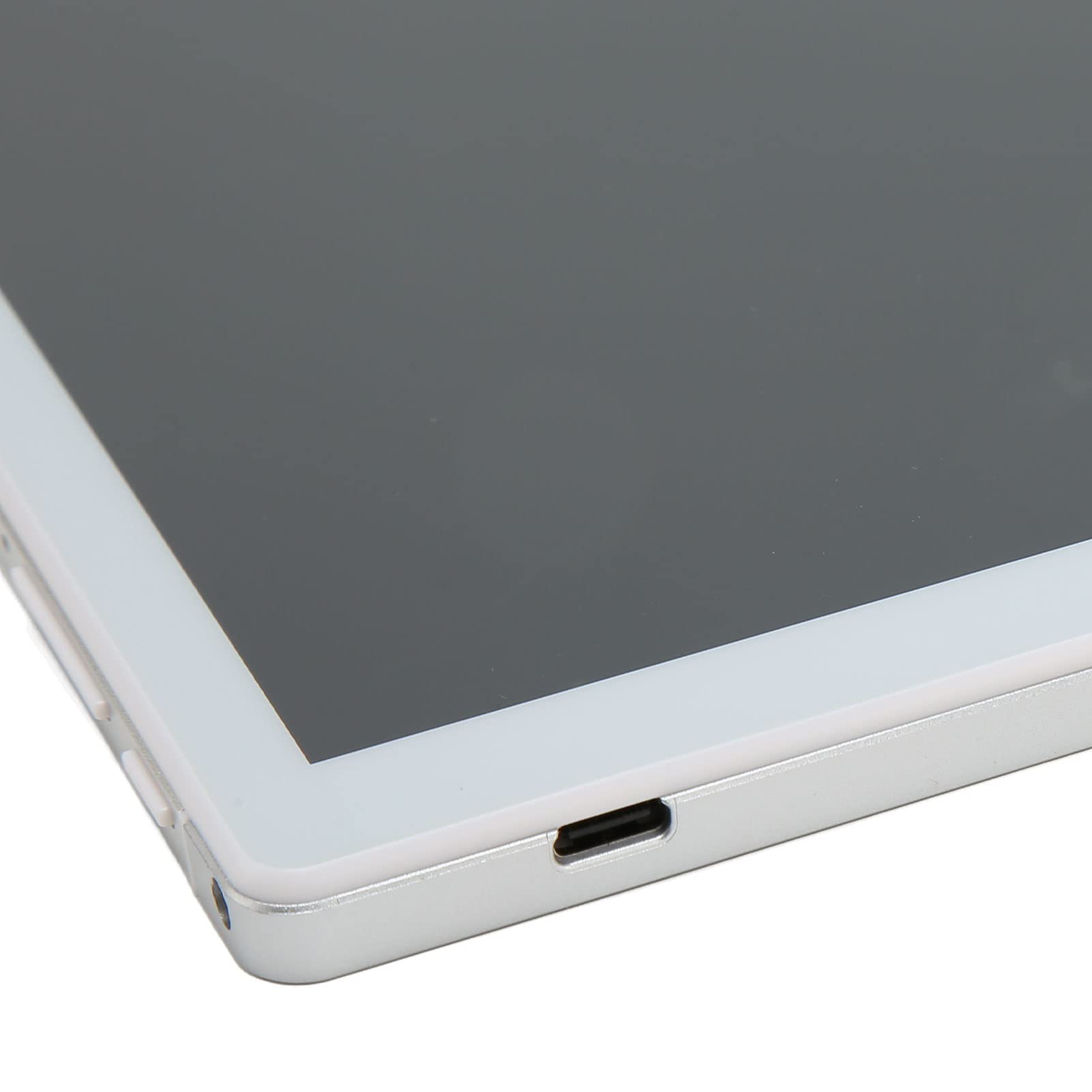 Airshi Call Tablet, 5MP 8MP Dual Camera 2.4 5GWiFi 10.1 Inch Tablet 6G 128G 100‑240V Gaming Silver (US Plug)