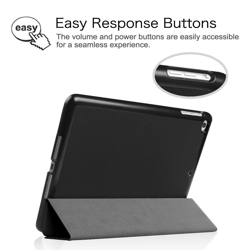 Fintie Slimshell Case for iPad Air 9.7" - Lightweight Stand Smart Protective Cover with Auto Sleep/Wake Feature for iPad Air 2013 Model, Black