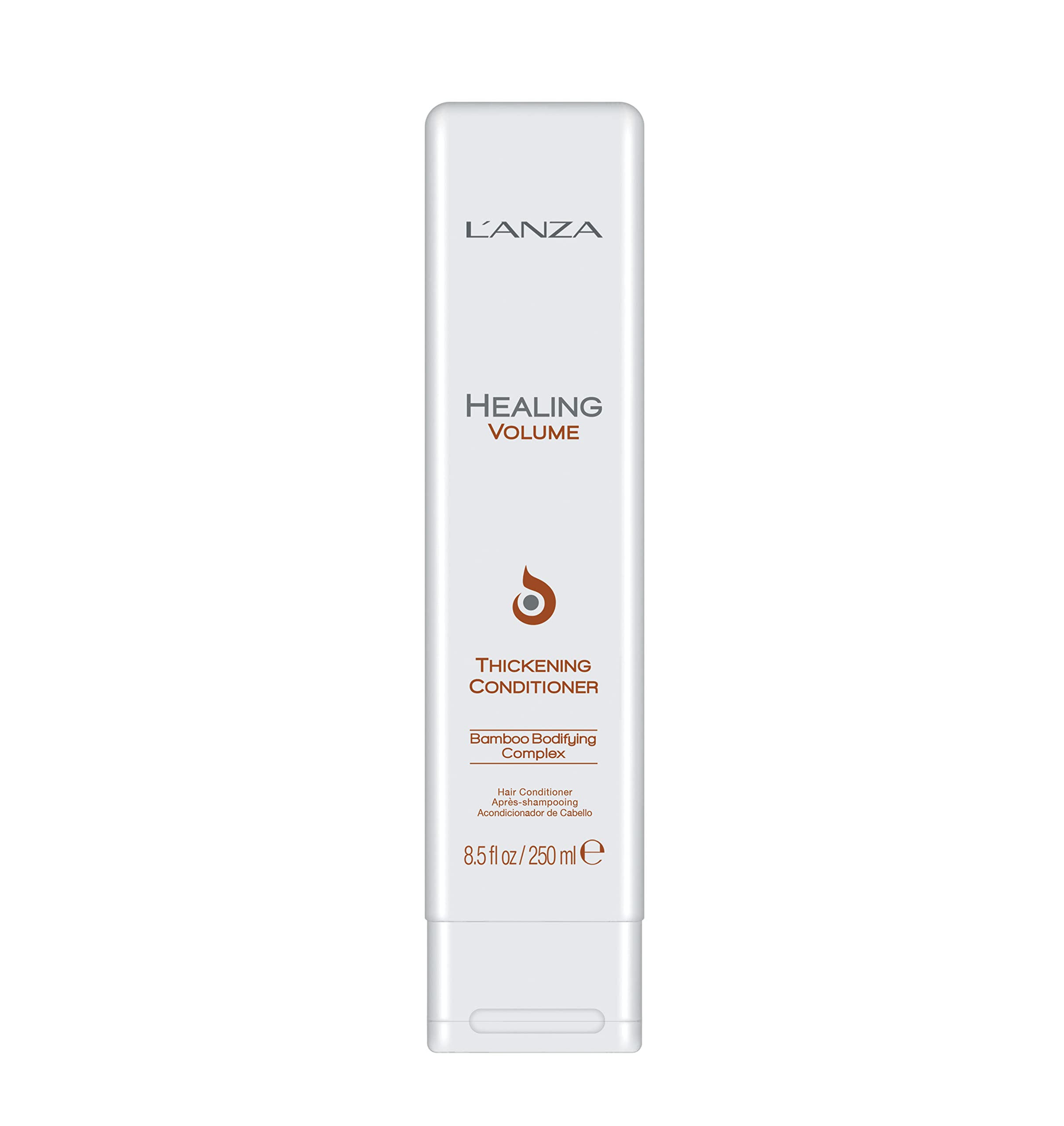 L'ANZA Healing Volume Thickening Conditioner, Boosts Shine, Volume, and Thickness of Fine Flat Hair, Hair Thickening Conditioner Rich With Bamboo and Keratin, Luxury Hair Care