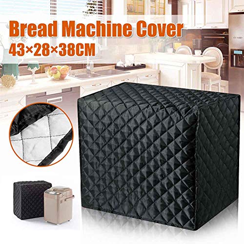 Bread Machine Cover-Bread Maker Cover Clip Cotton Diamond Stitching Splashproof Washable Toaster Bakeware Protector for Home Kitchen