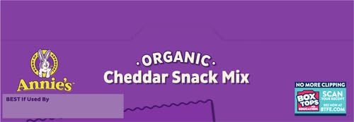 Annie's Organic Cheddar Snack Mix With Assorted Crackers and Pretzels, 9 oz.