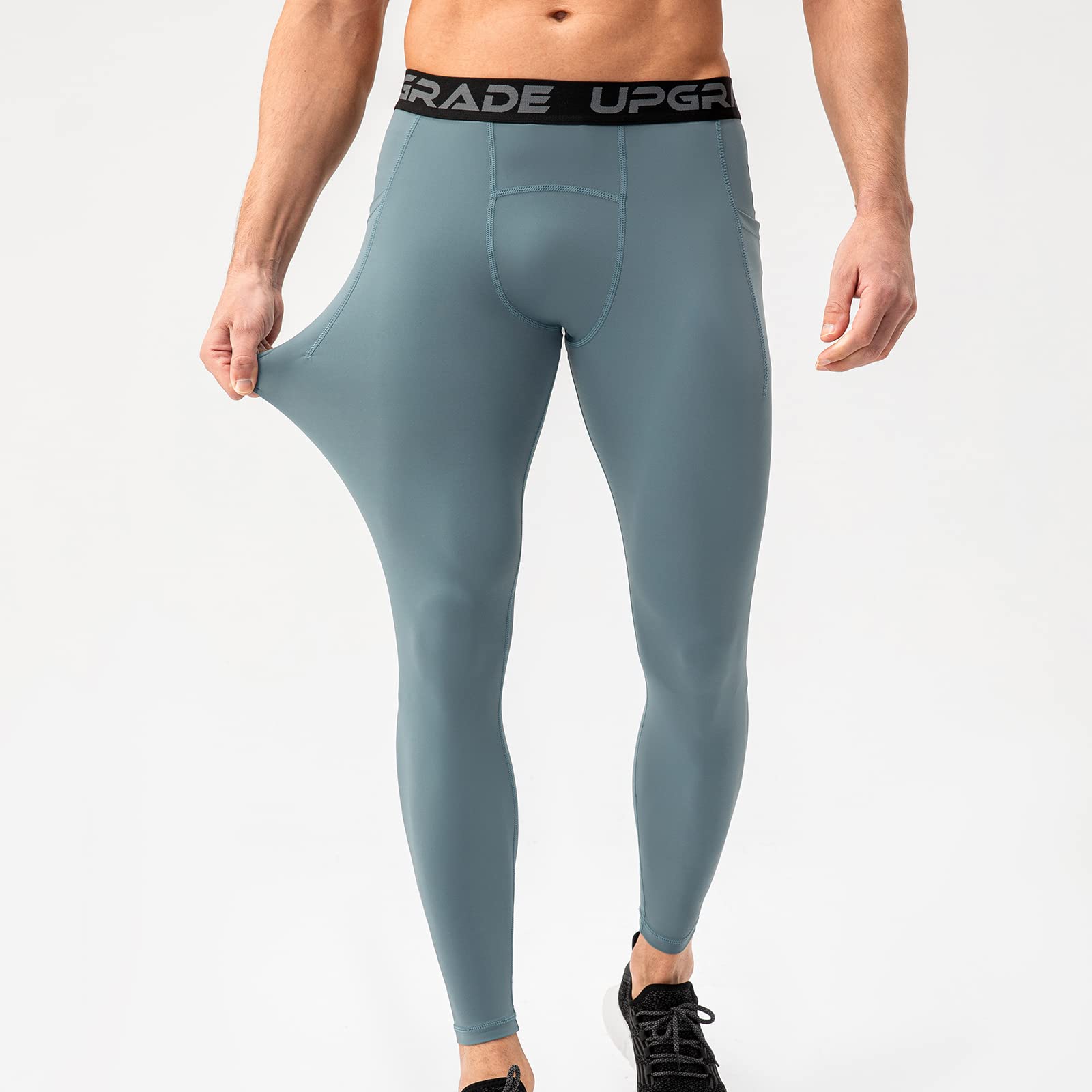 ABTIOYLLZ Men's Compression Pants Athletic Leggings Sports Tights Cool Dry Baselayer Running Gym Tights