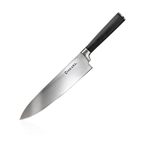 GINSU Chikara Series Forged 8" Chef's Knife - Premium 420J Stainless Steel Kitchen Knife
