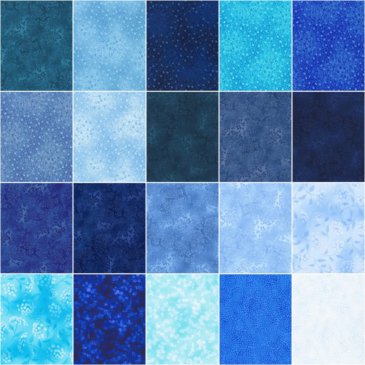 Fusions Waterfall Ten Square 42 10-inch Squares Layer Cake Robert Kaufman Fabrics TEN-1154-42