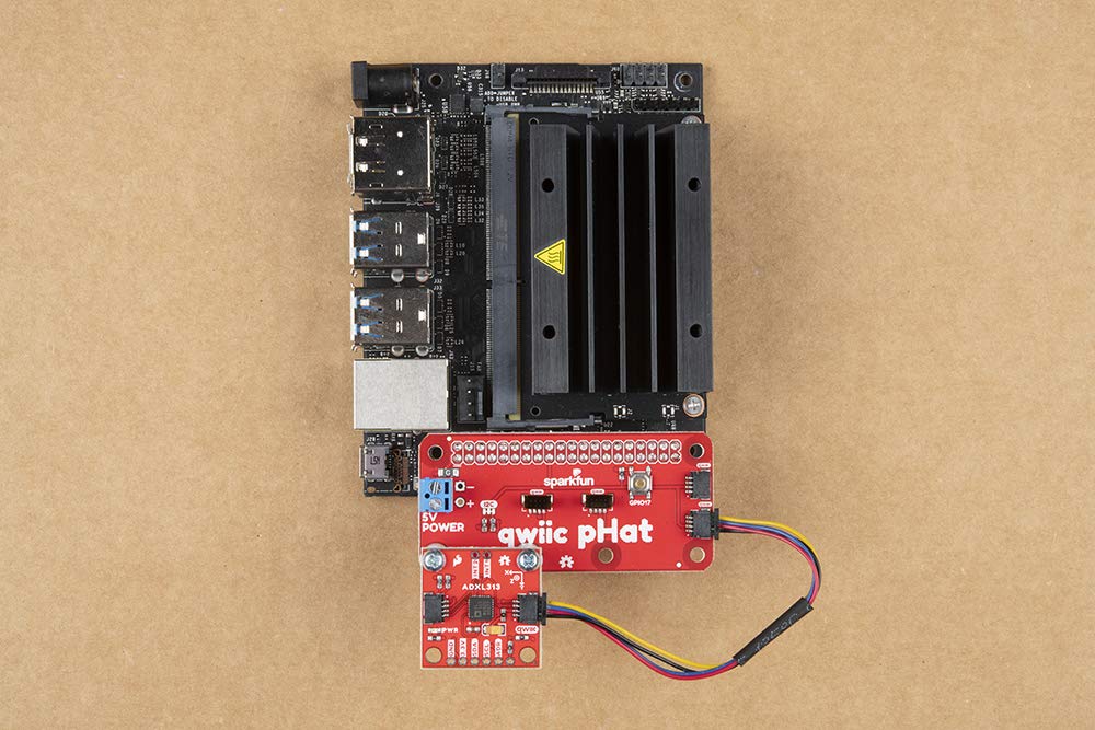 SparkFun Triple Axis Digital Accelerometer Breakout - ADXL313 (Qwiic) - Low Cost Low Power Up to 13-bit resolution-3-axis Accelerometer w/a 32-Level FIFO Stack Capable of Measuring up to ±4g