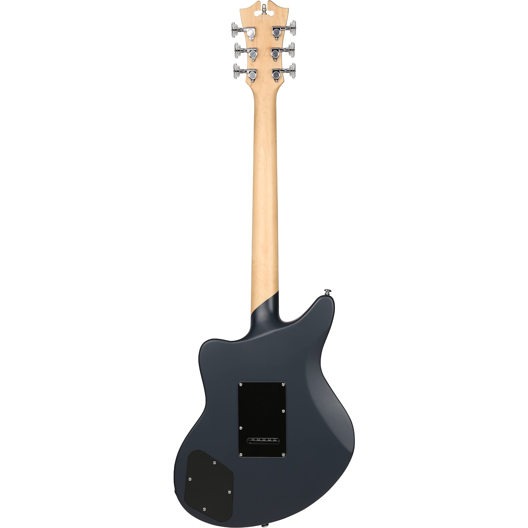 D'Angelico 6 String Solid-Body Electric Guitar, Right, Stone (DAPBEDBWMSTCTR)