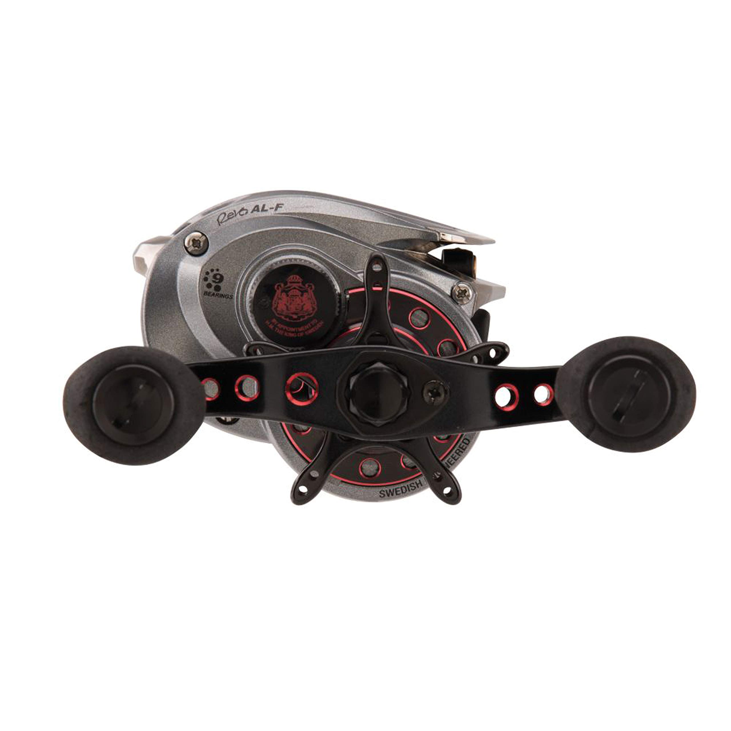 Abu Garcia, Revo AL-F Low Profile Casting Reel, 6.4:1 Gear Ratio, 9 Bearings, 25" Retrieve Rate, 17 lb Max Drag, Right Hand