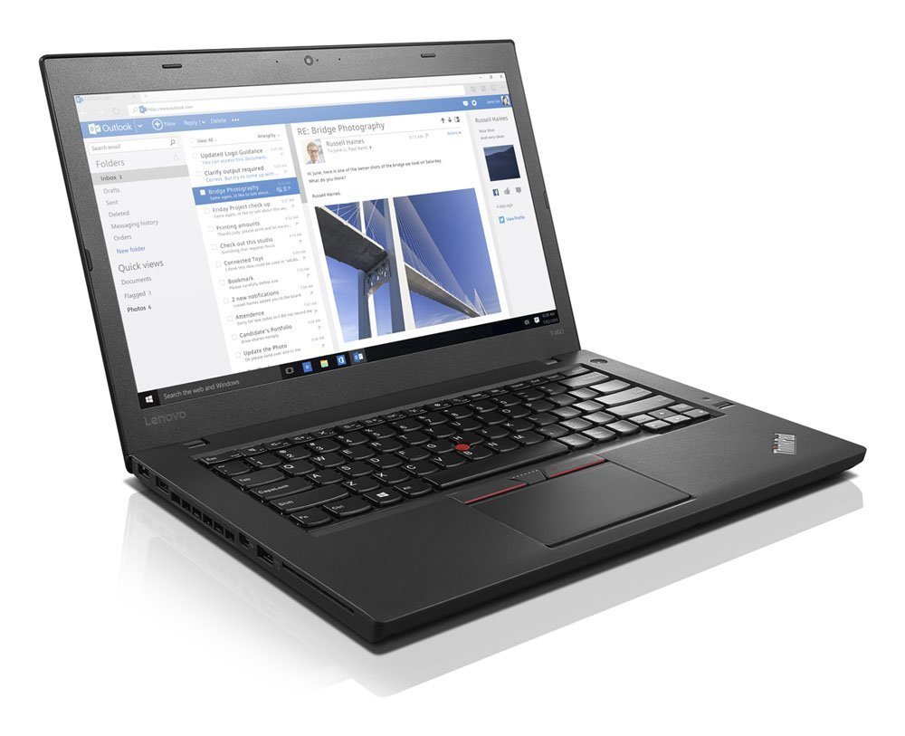 Lenovo ThinkPad T450 Business Ultrabook (14" HD Display, i5-5300U 2.3GHz, 4GB RAM, 128GB SSD, Window 10 Pro ) - Black