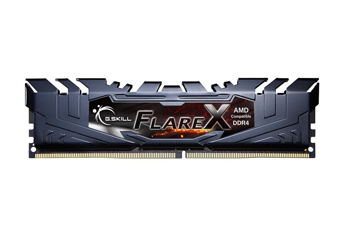 G.SKILL Flare X Series (Intel XMP) DDR4 RAM 16GB (2x8GB) 3200MT/s CL14-14-14-34 1.35V Desktop Computer Memory UDIMM - Black (F4-3200C14D-16GFX)
