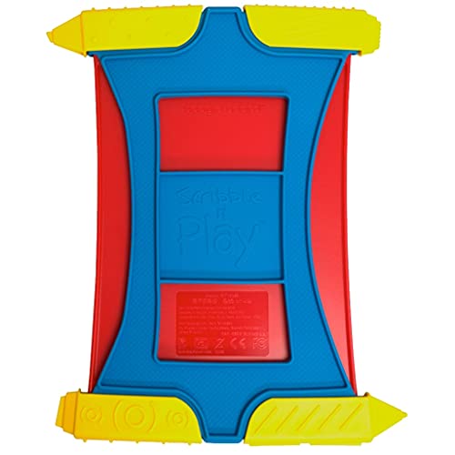 Boogie Board Scribble n’ Play Reusable Kids’ LCD Drawing Board, Doodle Board with Colorful Writing, Easy Erase Button, 4 Texture Drawing Styluses for Kids Ages 4+
