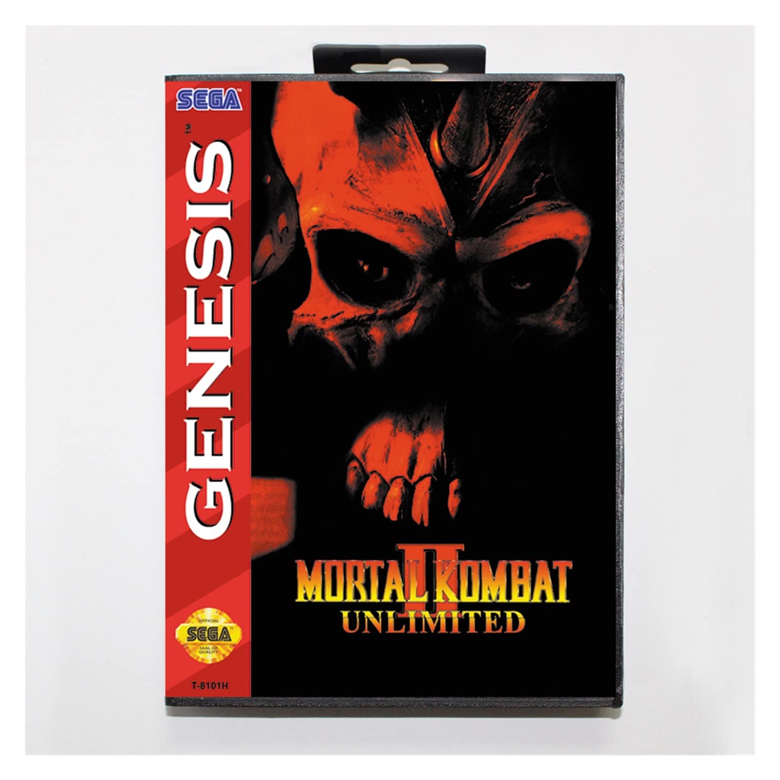 Glass Peony JYMbaihuo Mortal Kombat II Unlimited 16bit MD Game Card Compatible with Sega Mega Drive Genesis with Retail Box JYM (Color : PAL-J)