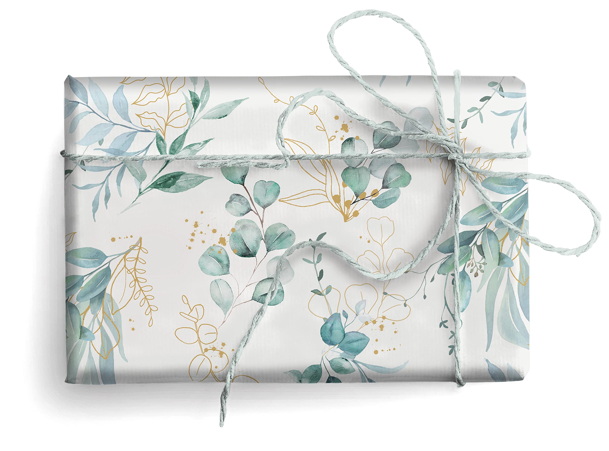 arkamii Premium Wrapping Paper Set of 4 Sheets Size 34 x 25 inch for wedding Communion eucalyptus Mother's Day (18-9253)