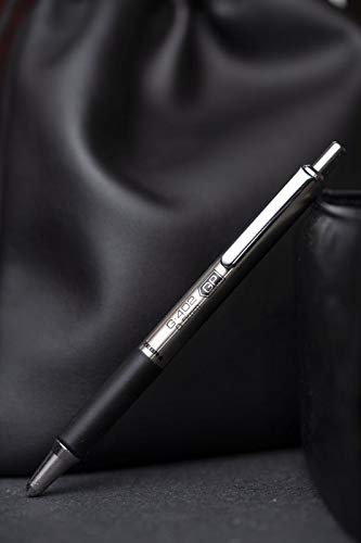 Zebra Pen G-Series Stainless Steel Gel Ink Pen JK-Refill, Fine Point, 0.5mm, Black Ink, 2 Count (Pack of 1)