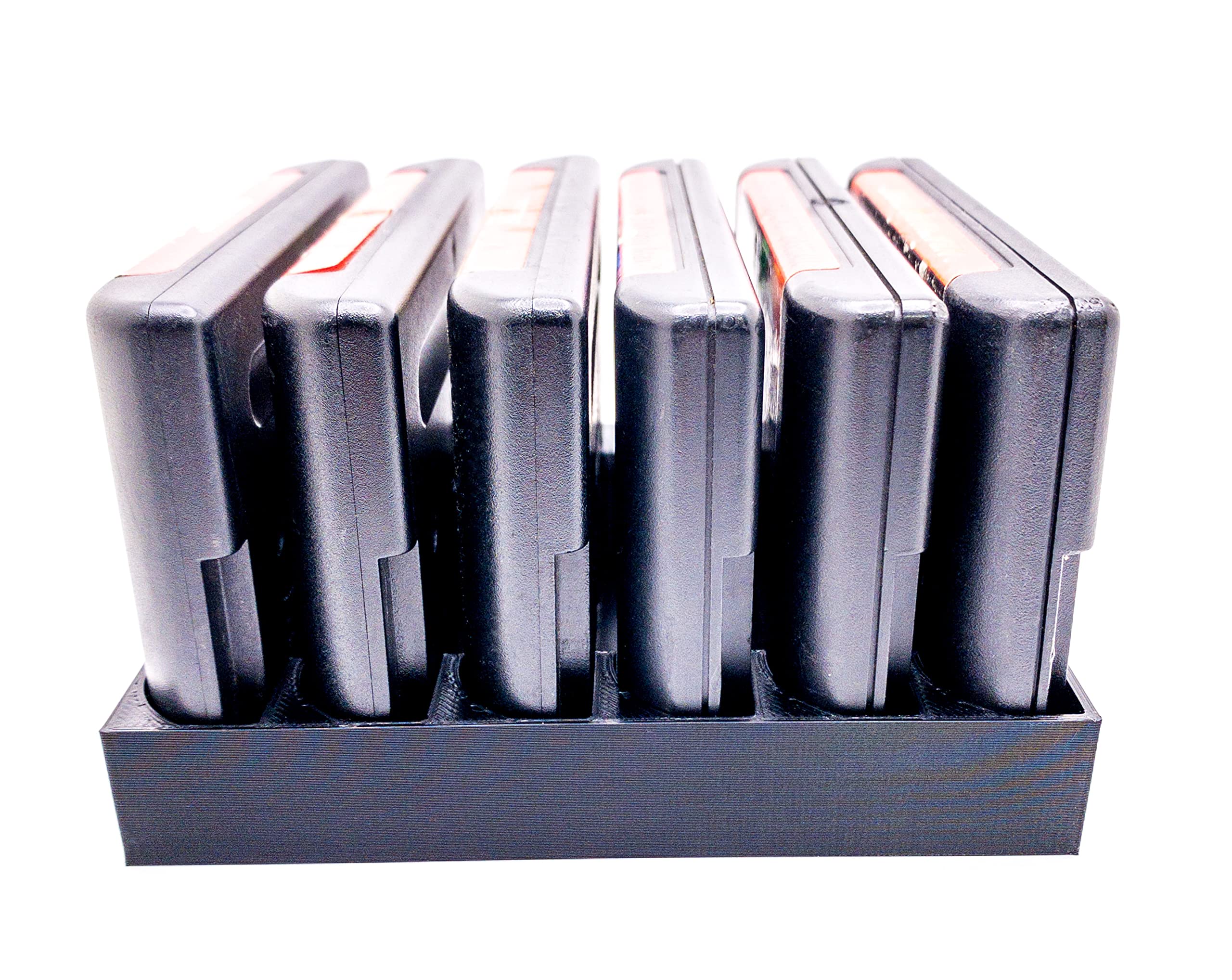 Game Cartridge Holder for Sega Genesis - Tray Holds 6 Games - Mega Drive Display