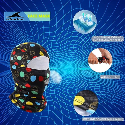 Achiou Ski Mask for Men Women, Summer Balaclava Face Mask, Shiesty Mask UV Protector Lightweight for Motorcycle Snowboard