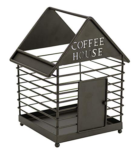 Boston Warehouse House Coffee Pod Storage, Counter Basket, Black