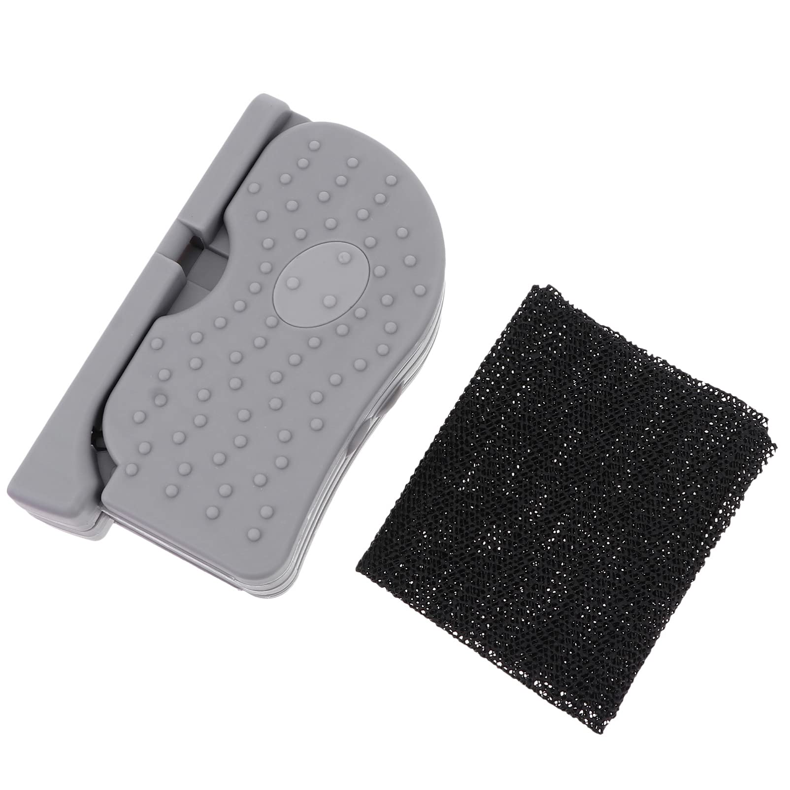 Abaodam Mini Stepper Under Desk Pedal Exerciser Sitting Stepper Folding Foot Peddle Physical Therapy Relieves Varicose Veins (Grey)