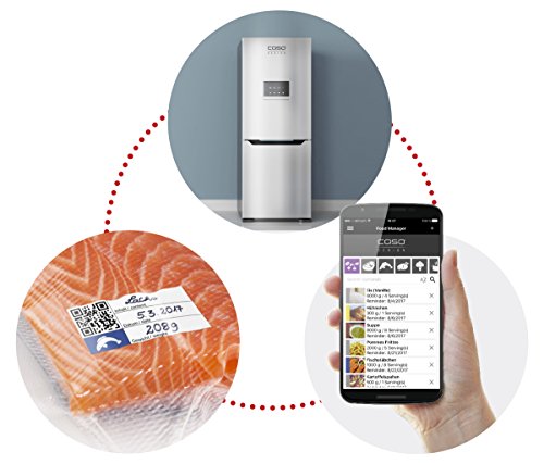 CASO Germany Vacuum Sealer Rolls, 7.9 by 236.2-Inch, Set of 2