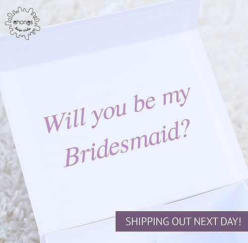 Bridesmaid proposal box/Custom gift box/Mothers Day Gift Box/Happy Birthday Box/Magnetic Lid/Ribbon finish/Valentines Day/Personalized present/gift/made in usa