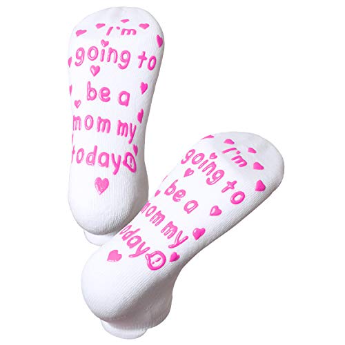 Labor and Delivery Socks Inspirational Cotton Socks for Maternity Hospital Bag One Size