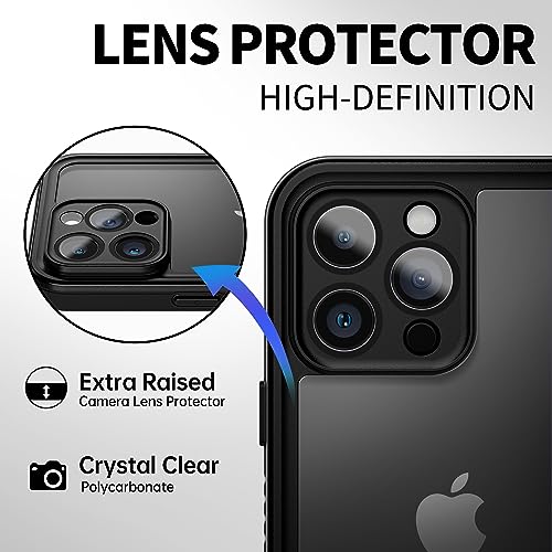 BEASTEK iPhone 14 Pro Max Waterproof Case, Underwater Shockproof Dustproof Case, FSN Series with Built-in Screen Protector with Protective Clear Back Cover, for Apple iPhone 14 Pro Max (6.7'') (Teal)