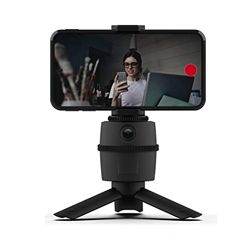 BoxWave Stand and Mount Compatible with Energizer Energy 100 (2017) (Stand and Mount by BoxWave) - PivotTrack Selfie Stand, Facial Tracking Pivot Stand Mount - Jet Black