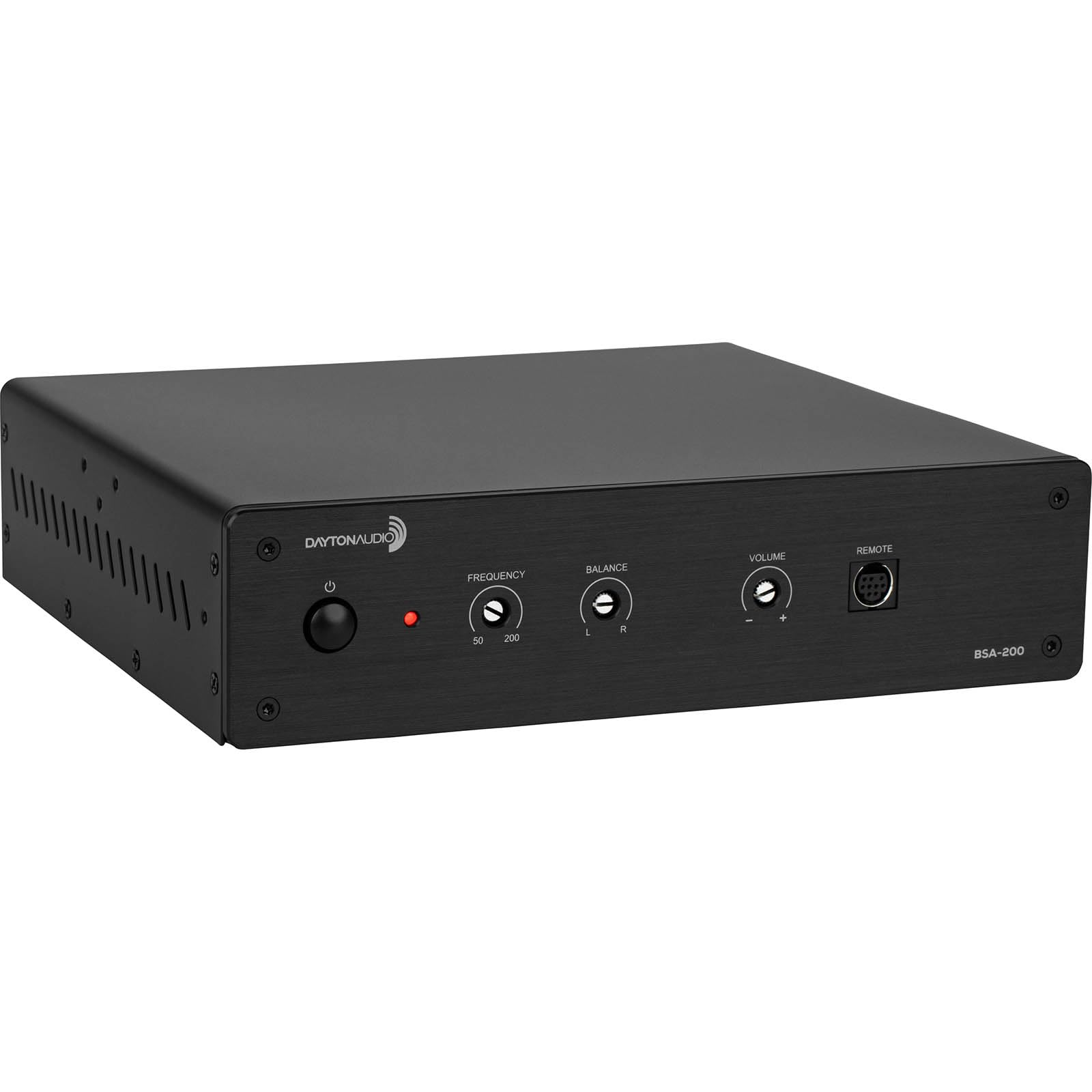 Dayton Audio BSA-200 200 Watt Bridgeable Stereo Bass Shaker and Subwoofer Amplifier with Remote - 110 WPC RMS at 2 Ohms, 230 Watts RMS at 4 Ohms Bridged