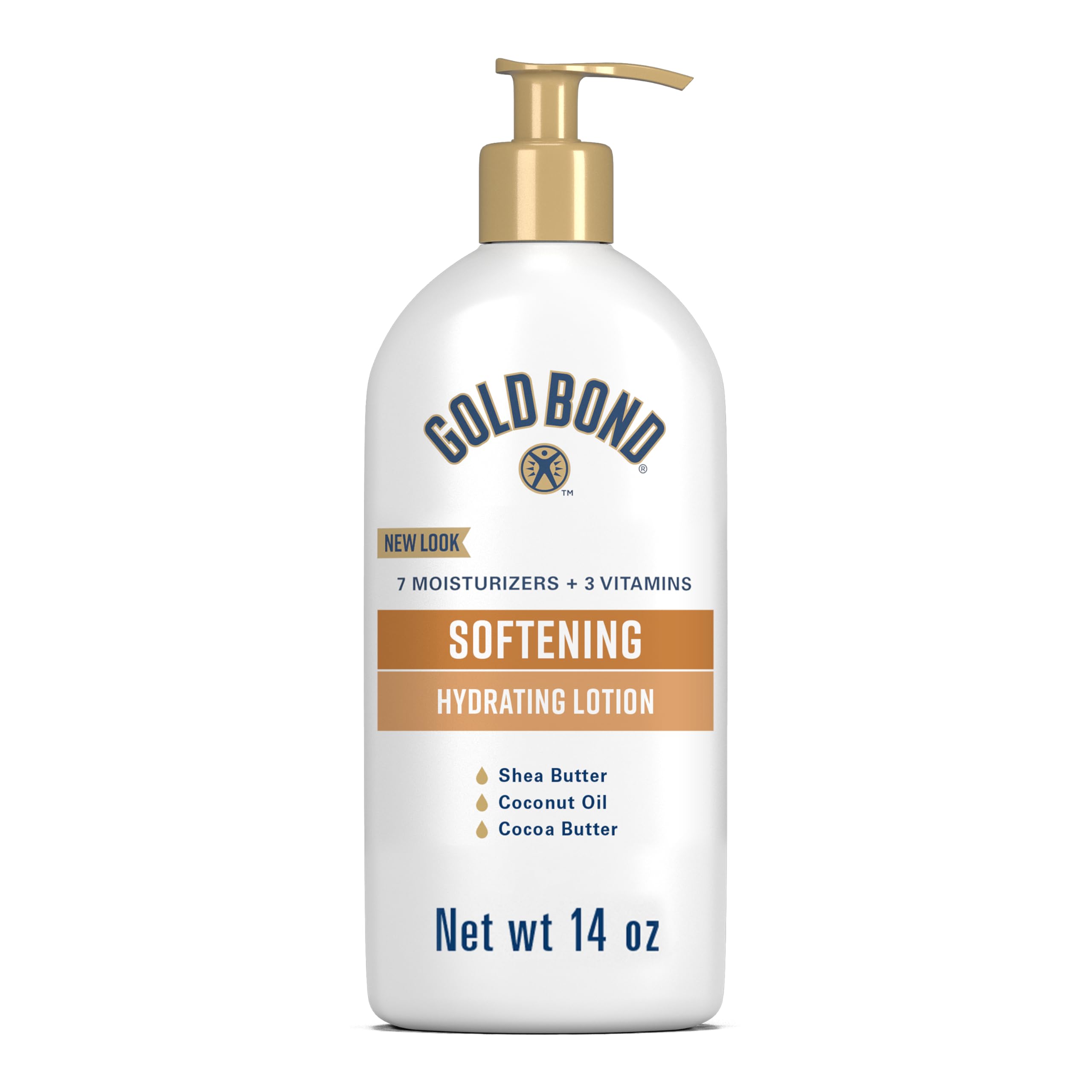 Gold Bond Softening Hydrating Lotion, With Shea Butter for Rough & Dry Skin, 14 oz.