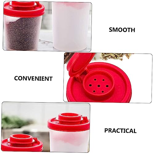 Container 2pcs Shaker Plastic Container Mini Containers Mini Plastic Containers Bottle JalepenĚo Condiment Outdoor Seasoning Jars Portable Shaker Outdoor
