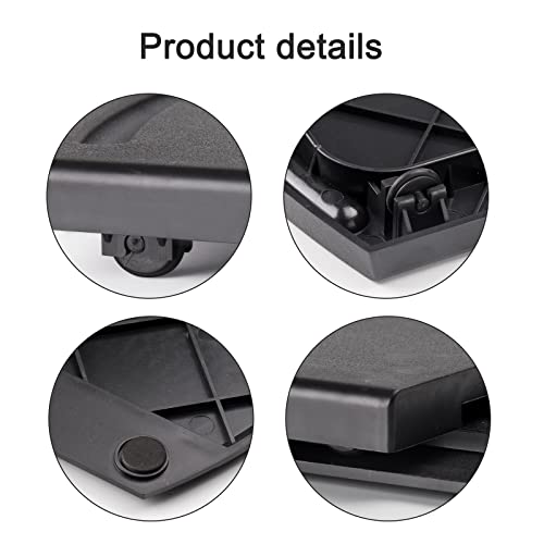 Kitchen Appliance Sliding Tray, Bruvoalon Coffee Slider, Sliding Tray for Coffee Maker, Kitchen Aid Mixer, Blenders and Air Fryer, Appliance Slider for Coutertop with Rolling Wheels (3 Pack)