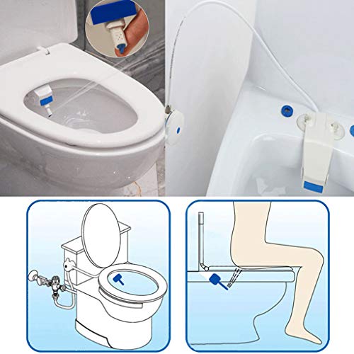 Bathroom for Smart-Toilet for Seat-Bidet Sprayer-Kit Mechanical Ass Flusher-DIY Intelligent Toilet Flushing-Sanitary