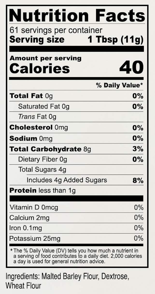Anthony's Diastatic Dry Malt Powder, 1.5 lb, Made in the USA, Diastatic, Malted Barley Flour