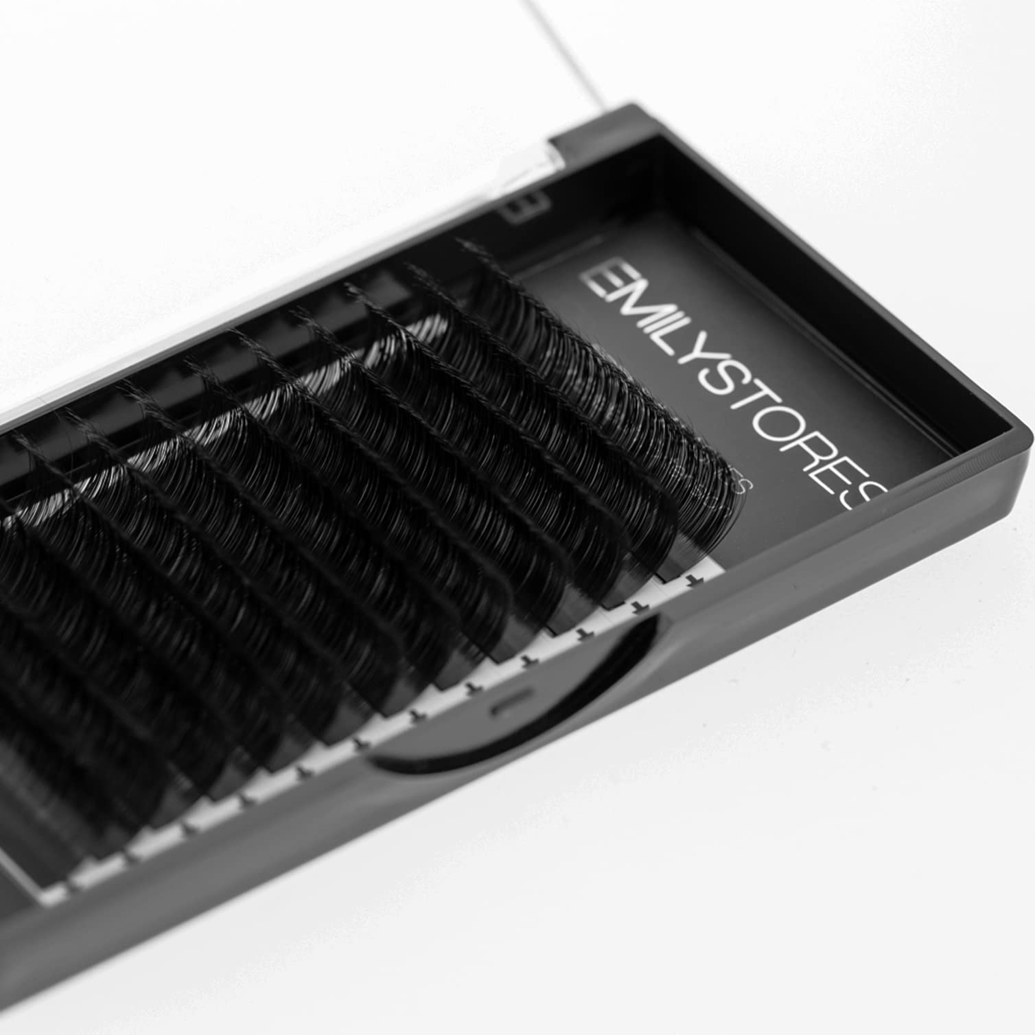 EMILYSTORES Eyelash Extensions 0.20mm Thickness D Curl Length 12mm Individual Eye Lashes Single Size For Lash Extension (0.20,D,12mm)
