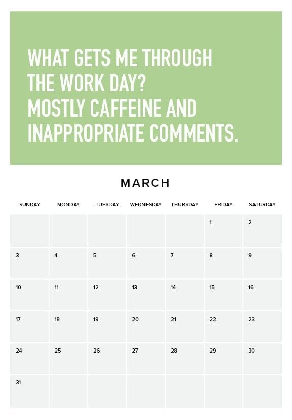 Adulting is Hard 2024 Calendar,Inspirational Wall Calendar,Fun Quotes Daily Grid Personalized Note Pads Calendar, Office Calendar Planner for Easy Planning and Organization (4PCS)