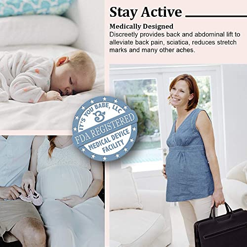 It's You Babe Best Cradle-Medium | Medical Grade Adjustable Prenatal Cradle | Maternity Baby Belly Band Support Belt | Award Winning, Medium