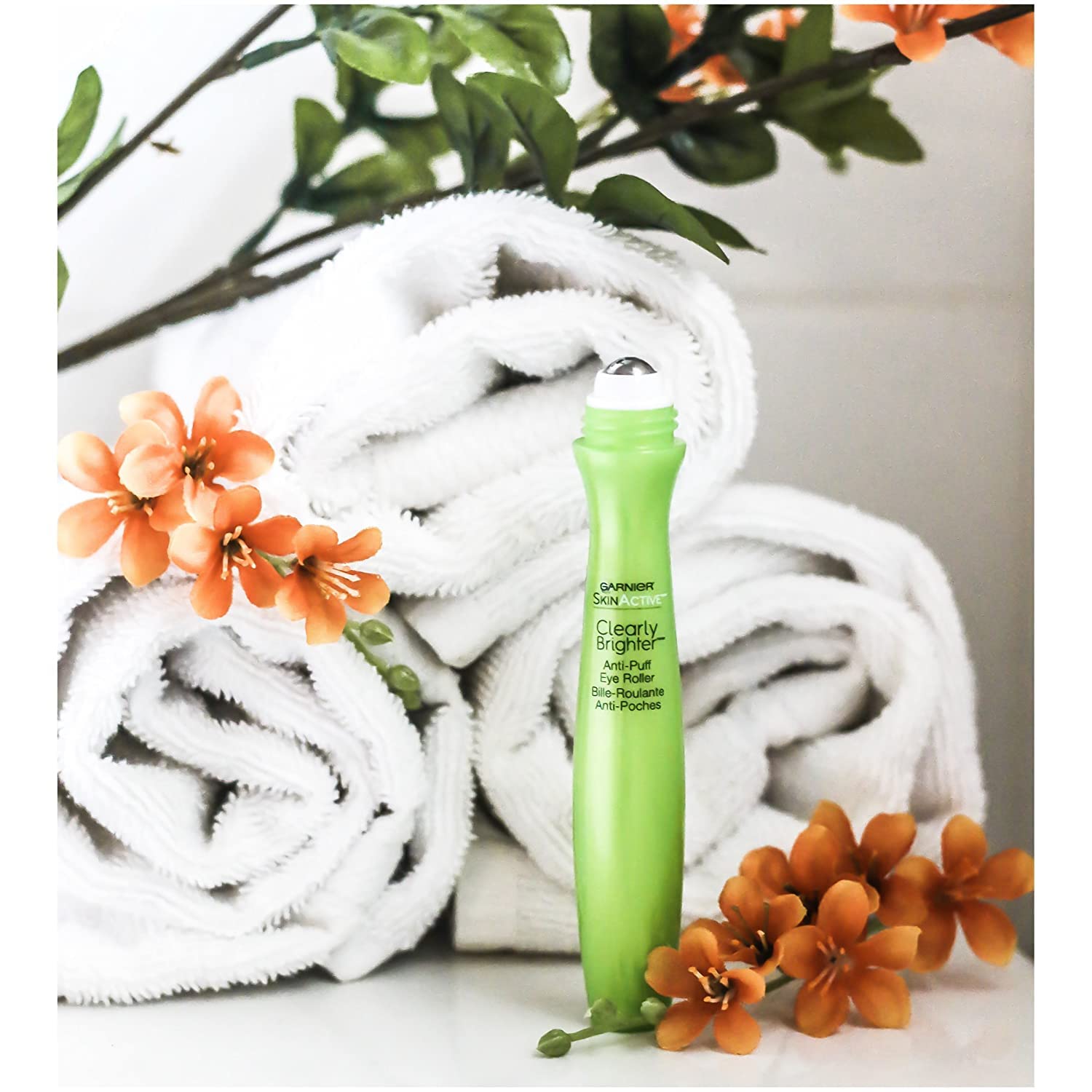 Garnier SkinActive Clearly Brighter Anti-Puff Eye Roller 0.5 oz (Pack of 3)
