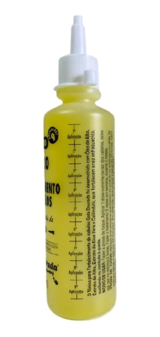 Gota Dourada Tonico para Fortalecimento de cabelos (hair tonic with garlic extract) 100ml