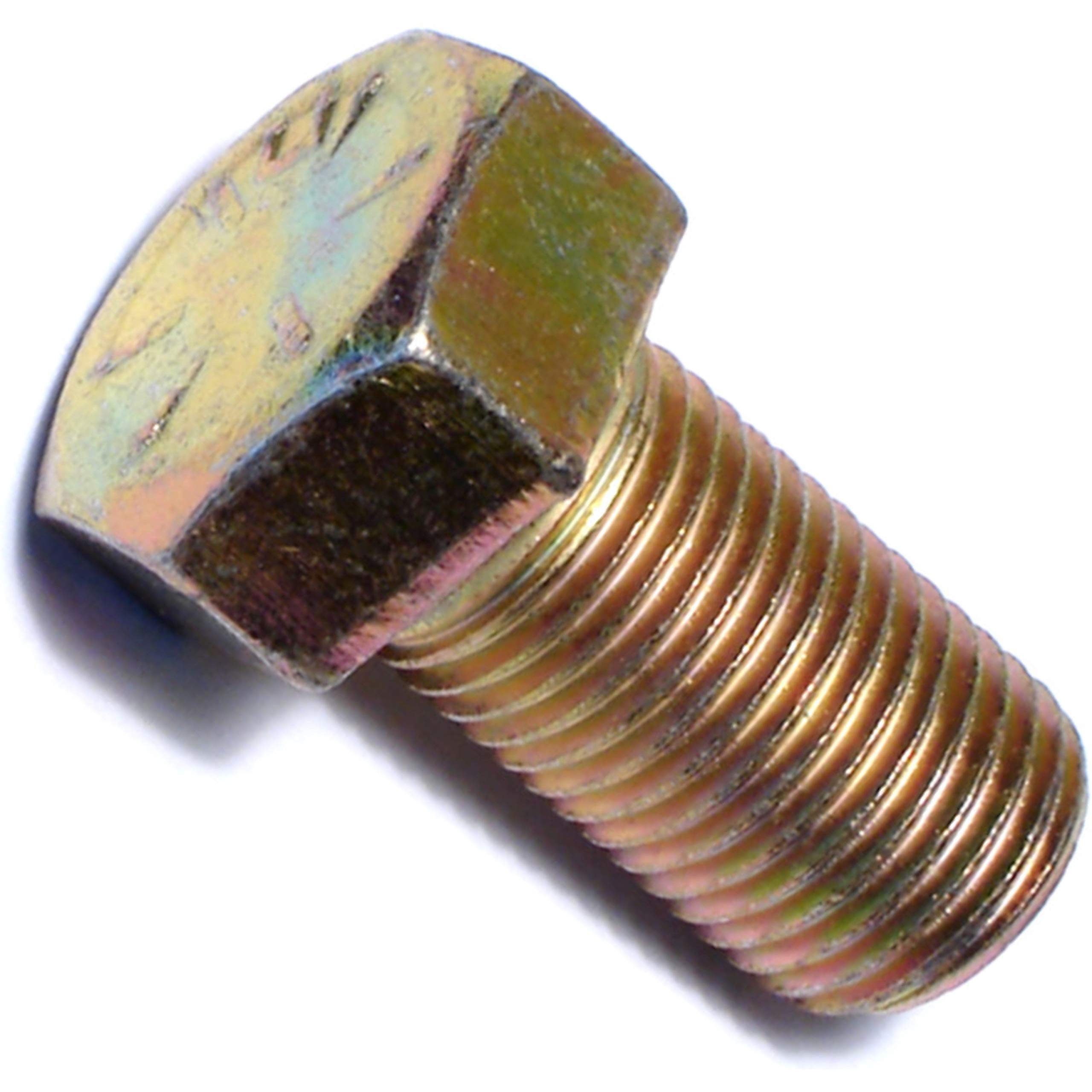 Hard-to-Find Fastener 014973254230 Grade 8 Fine Hex Cap Screws, 9/16-18 x 1, Piece-5, Yellow