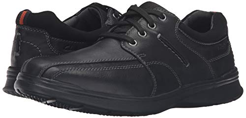 Clarks Men's Cotrell Walk Oxford, Black Oily Leather, 12 M US