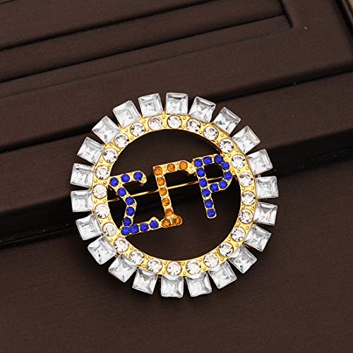 CENWA Sigma Gamma Rho Sorority Brooch Pin 1922 Sorority Paraphernalia Gift Greek Sorority Jewelry Gift (SGR round Pin2)