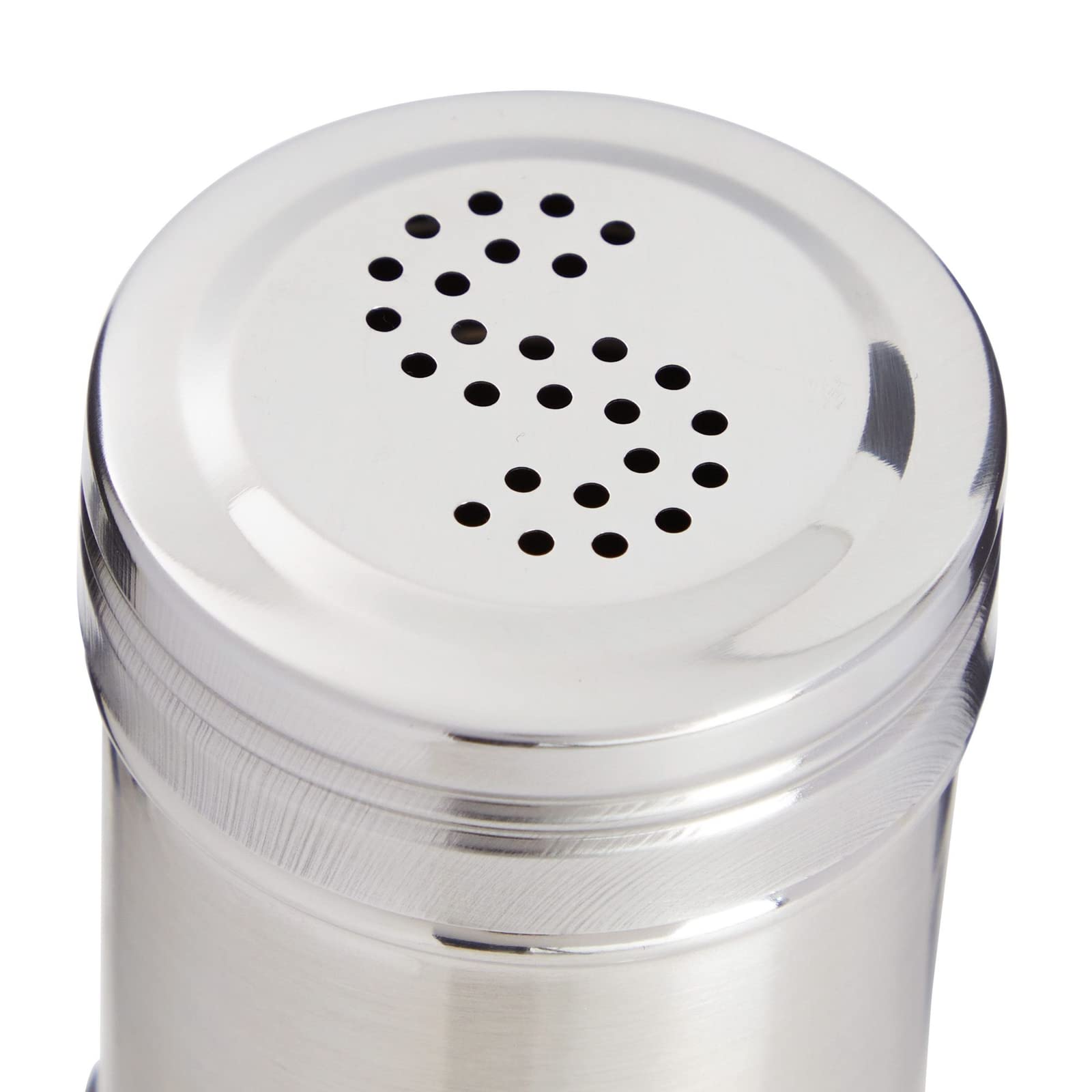 Juvale 2 Ounce Stainless Steel Metal Salt and Pepper Shakers for Kitchen Counter, Dinner Table, Condiments, and Cooking, Refillable, Perforated "S" and "P" Caps (3.5 in)