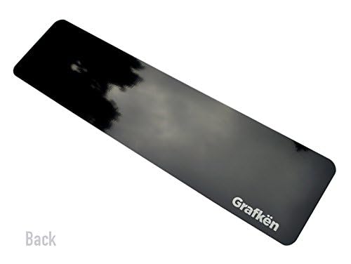Grafkën: MG1080 Aluminum Sign LARGE 24 in x 6 in: RESTROOMS. ARROW DOWN (black/white) Style 1 (PREVIOUS MODEL)