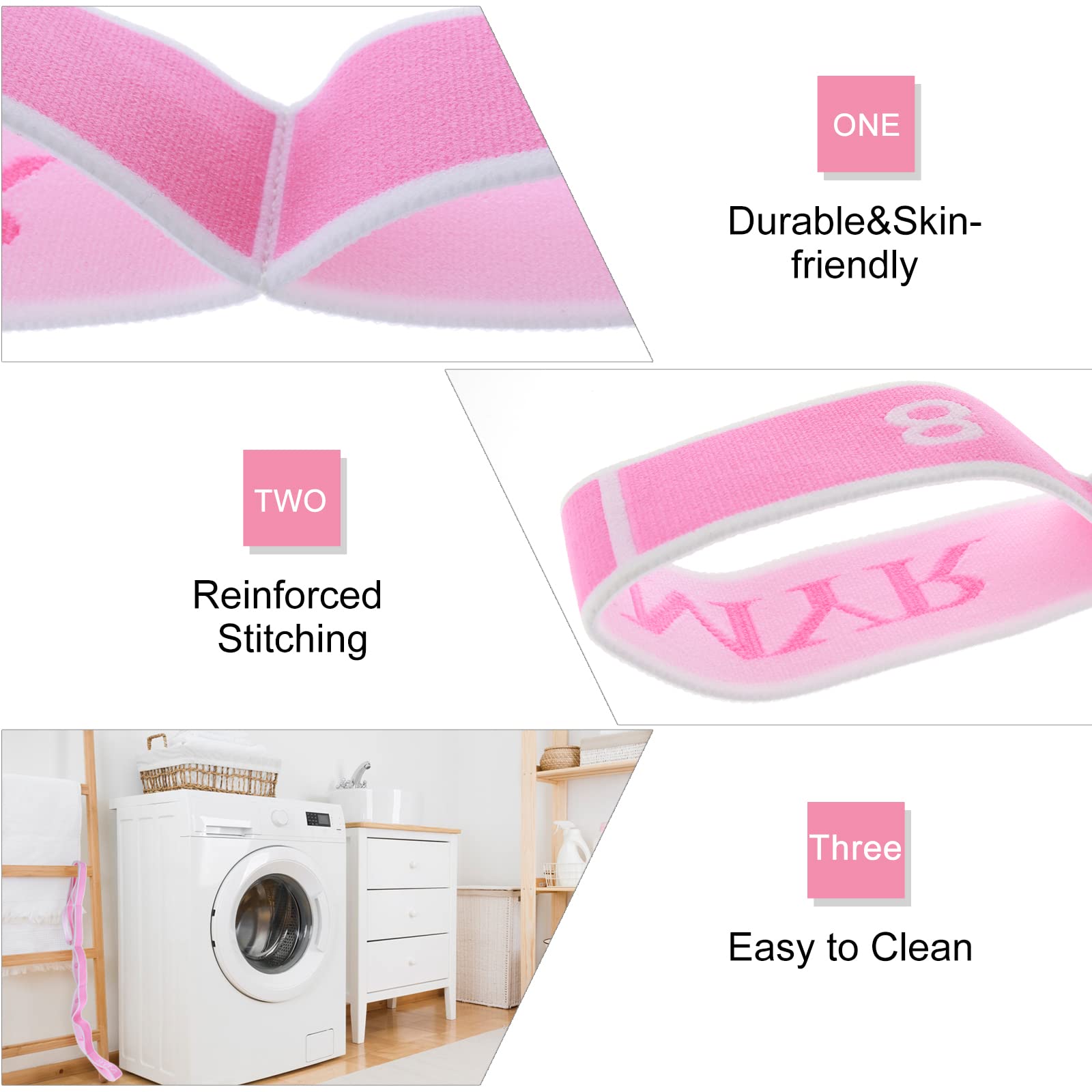 Abeillo Yoga Straps for Stretching Equipment, Elastic Stretching Strap with Loops, Stretch Band for Physical Therapy, Pilates, Yoga, Dance, Gymnastics Exercise and Flexibility