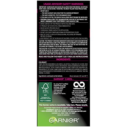 Garnier Olia Ammonia Free Hair Color [5.60] Medium Garnet Red 1 ea